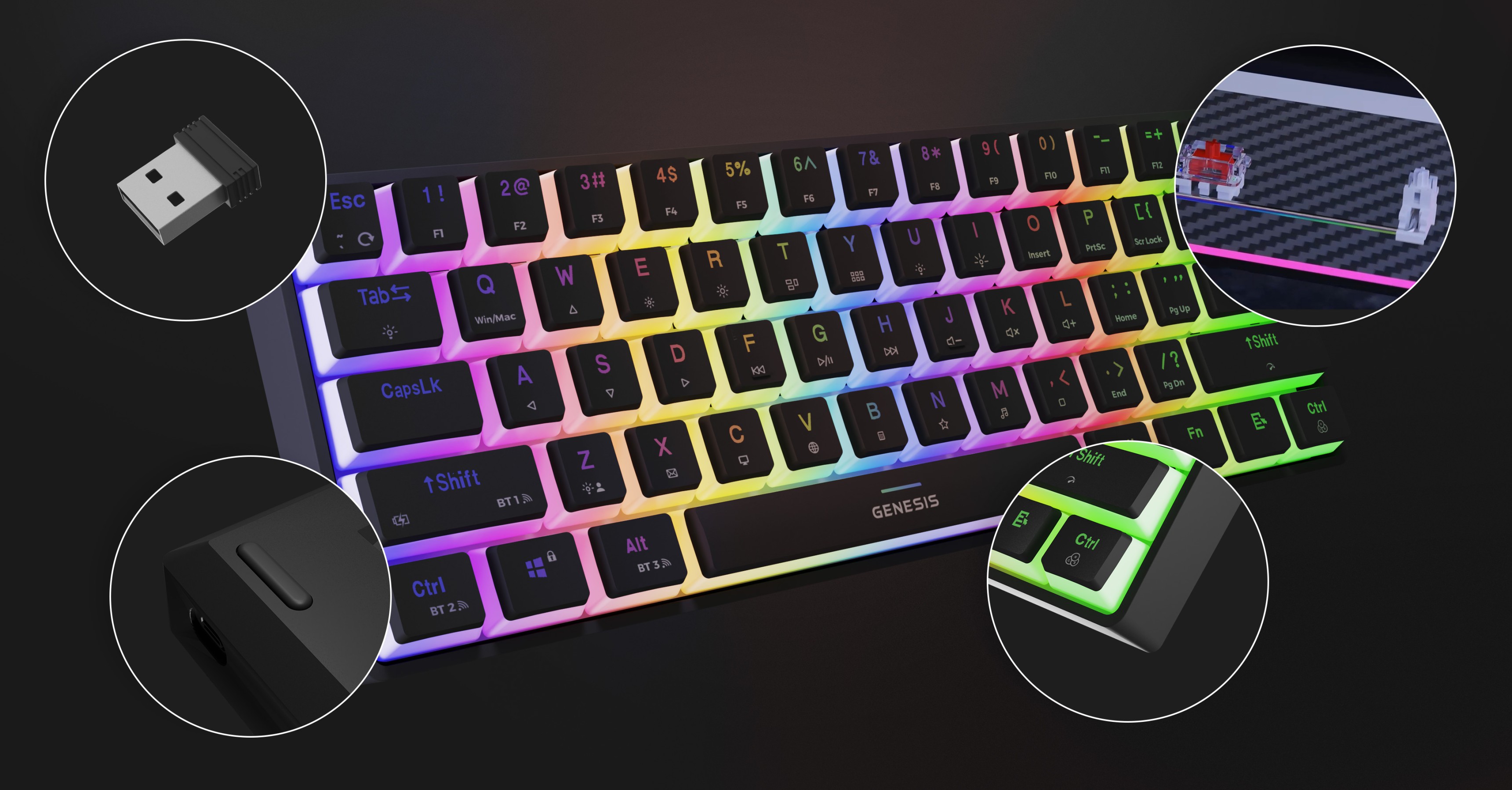 Thor 660 G2 Czarny (Gateron Red) | GENESIS
